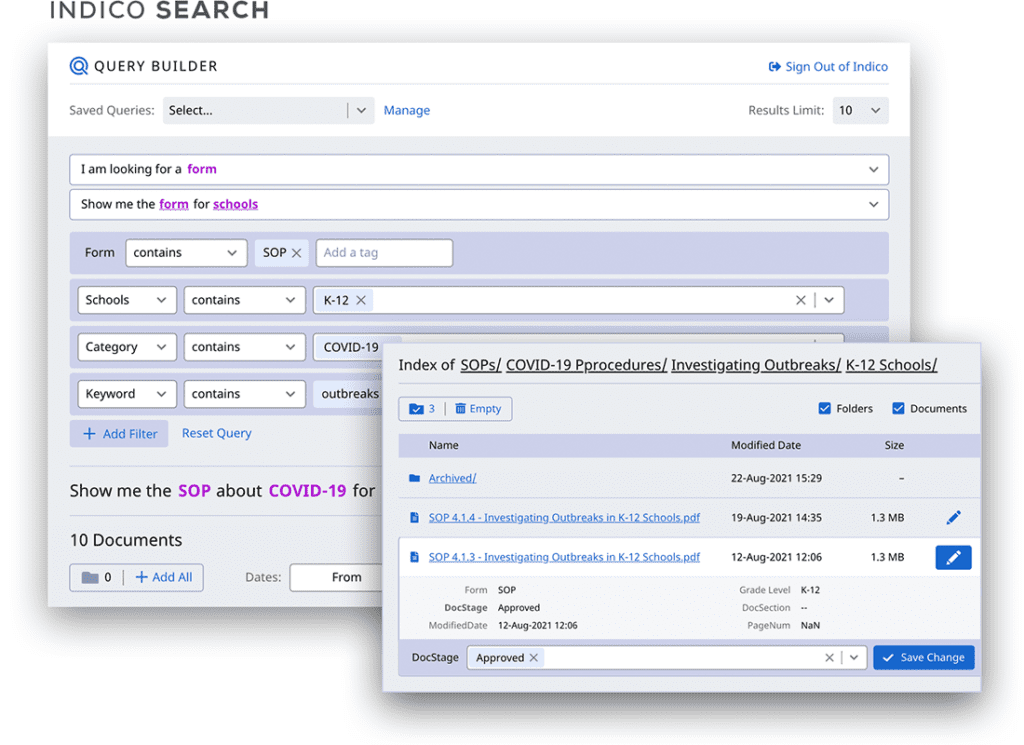 Platform – Indico Data